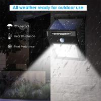 China Waterproof 20 LED Solar Wall Light with Motion Sensor and 5000K Color Temperature for sale