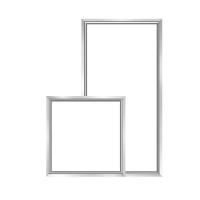 China Aluminum PMMA 50w/75w Square 600x600mm Flat Panel Wall Light Ceiling Led Panel Light for sale