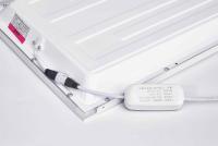 China Aluminum PMMA 50w/75w Square 600x600mm Flat Panel Wall Light Ceiling Led Panel Light for sale