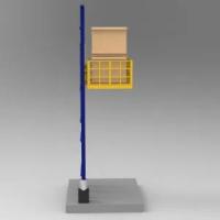 China Blue 500KGs Hydraulic Cargo Lift Platform For Indoor And Outdoor for sale