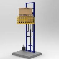 China Blue 500KGs Hydraulic Cargo Lift Platform For Indoor And Outdoor for sale