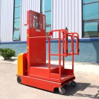 China 3m 4m Electric Order Picker Lift For Warehouses And Supermarkets for sale