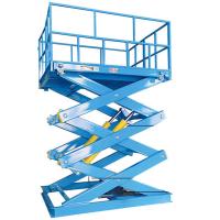 China Hyd Stationary Scissor Lift Platform 1000KG Hydraulic Double Scissor Lift Table for sale