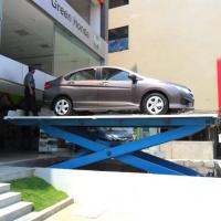 China Car Hydraulic Lift 3m 4.5m 6m Scissor Car Lift For Home Garage for sale