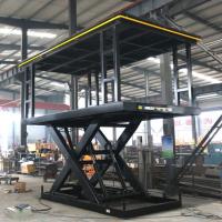 China Mobile Car Scissor Lift 3m 6m Height Double Deck Mid Rise Automotive Lift for sale