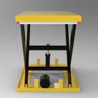 China Hydraulic 2000kgs Small Lift Table Stationary Mini Scissor Lift Table for sale