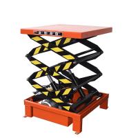 China 2000kg Double Scissor Lift Up To 4m Stationary Hydraulic Scissor Lift for sale