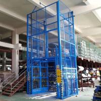 China Hydraulic 3T Cage Lift 5m 3000kgs Warehouse Cargo Lift Factory Goods Lift for sale