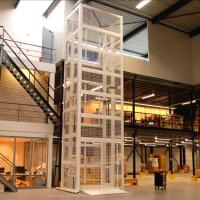 China Hydraulic 3T Cage Lift 5m 3000kgs Warehouse Cargo Lift Factory Goods Lift for sale