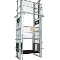 China 4 Post Easy Lift Cargo Lift Hydraulic Vertical Freight Lift Elevator for sale
