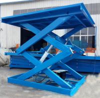 China Height 4m 2000kg Hydraulic Scissor Lift Table Industrial Dual Scissor Lift for sale