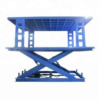 China Underground Garage Scissor Car Lift 4.5m Automotive Scissor Lift for sale