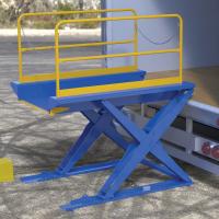 China 4000kg Loading Dock Scissor Lift Platforms 1.8m Scissor Lift Dock Leveler for sale