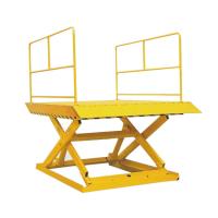 China Fixed Truck Scissor Dock Lift With Parapet Hydraulic Lift For Loading Dock for sale