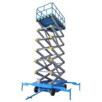China 2T Mobile Scissor Lift 6 Meter Industrial Scissor Lift Aerial Work Platform for sale