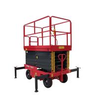 China 1000kg Load 12m Scissor Lift Portable Scissor Lift Platform 1T for sale