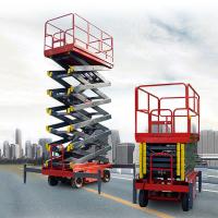 China 8m Scissor Lift Hydraulic Aerial Scissor Lifting Platform 1000KGs for sale
