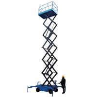 China Outdoor 18m Scissor Lift 300kg Load Lightweight Scissor Lift for sale