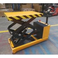 China 1000kg Scissor Trolley Lift Battery Powered Hydraulic Lift Trolley for sale