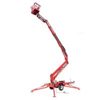 China Hydraulic 16m Trailer Boom Lift Towable Articulated Boom Lift For Aerial Work for sale