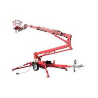 China Hydraulic 16m Trailer Boom Lift Towable Articulated Boom Lift For Aerial Work for sale
