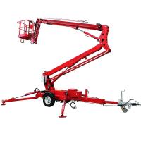 China 20m Trailer Boom Lift 200kg Towable Articulated Boom Lift On A Trailer for sale