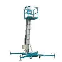 China 120kg Power Elevated Work Platform 12m Vertical Mast Boom Lift for sale