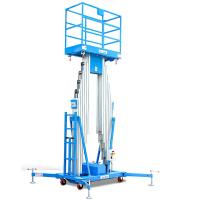 China Hyd 10m Vertical Mast Boom Aluminium Alloy Aerial Work Platforms for sale