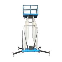 China 12m Vertical Double Mast Lift Telescopic Electric Mast Boom Lift for sale