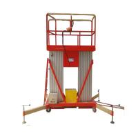 China 12m Vertical Double Mast Lift Telescopic Electric Mast Boom Lift for sale