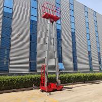 China 16M Telescopic Lift Platform Two Mast Hydraulic Elevated Work Platform for sale