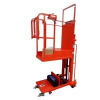 China 200kg Semi Electric Order Picker 2.7m 3.3m 4.0m 4.5m Warehouse Picker Lift for sale