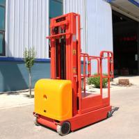 China Full Electric Order Picker Lift 300kg 4 Meter Aerial Order Picker for sale