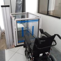 China 5.5m 6.5m Commercial Outdoor Wheelchair Lift Vertical Handicap Lift for sale