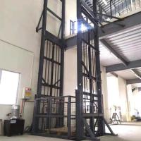 China 5000KG Outdoor Cargo Lift 7m Mezzanine Lifts Warehouse Freight Elevator for sale