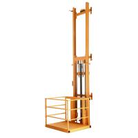 China 6m 1000kg Small Freight Elevator Hydraulic Industrial Goods Lift For Factory for sale