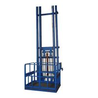 China 6m 1000kg Small Freight Elevator Hydraulic Industrial Goods Lift For Factory for sale