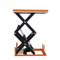 China 3.5m 1000kg Stationary Scissor Lift Table Hydraulic Double Scissor Lift Table for sale