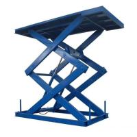 China Hydraulic Scissor Lift Table 1000kgs Load 4m Stationary Lift Table for sale