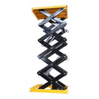China Double Cylinder Scissor Lift Platform 5m 1000kg Electric Scissor Lift Table for sale