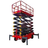 China 500kgs Mobile Scissor Lift Platform Hyd Scissor Lift 10m Working Height for sale