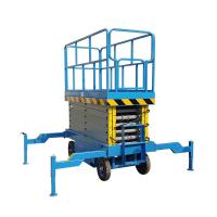China Aerial Construction 4m Scissor Lift 500kgs Mobile Hydraulic Scissor Lift for sale