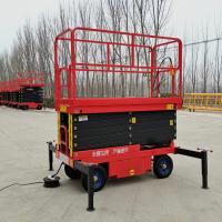 China 2m To 4m Mini Mobile Scissor Lift 300kg Portable Hydraulic Platform Lift for sale