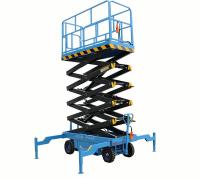 China Vertical 3m Scissor Lift 300kg Movable Hydraulic Lift For Warehouse for sale