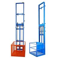 China 1000kg Capacity Cargo Freight Lift Warehouse Factory Use Guide Rail Cargo Lift for sale