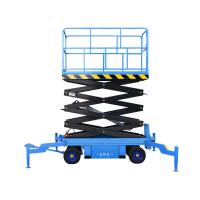 China 6m 8m 10m 12m Hydraulic Electric Scissor Mobile Lift Aerial Working Platform for sale