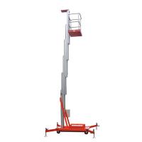 China 8m 10m 12m Single Mast Aluminum Alloy Hydraulic Lift For Aerial Working Platform for sale
