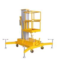 China 8m 10m 12m Single Mast Aluminum Alloy Hydraulic Lift For Aerial Working Platform for sale