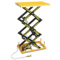 China Manual Fixed 1000kg 4m Hydraulic Scissor Lift Platform For Indoor Outdoor Use for sale