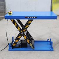 China 2 Ton Heavy Stationary Lift Table Hydraulic Electric Scissor Lift Platform for sale